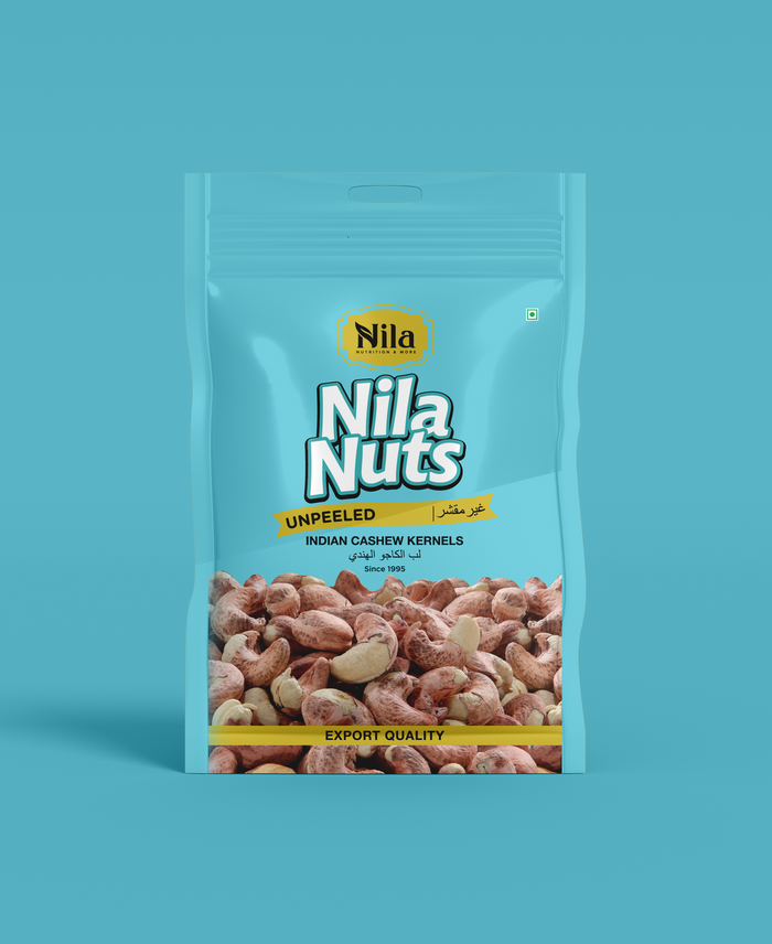 Unpeeled Cashew Nuts (Kaju) | Premium Quality | NilaNuts.com